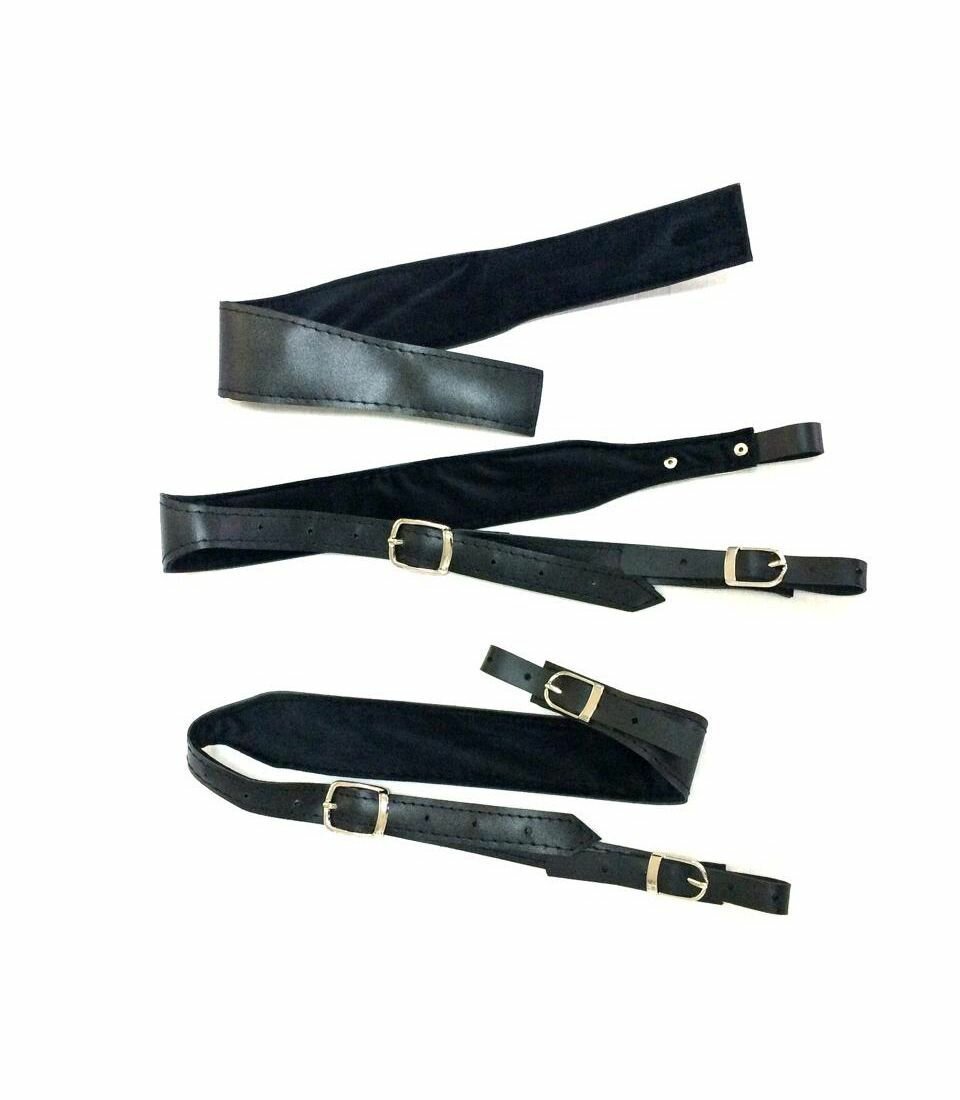 Ремни для баяна, аккордеона. Размер 4/4, черные.