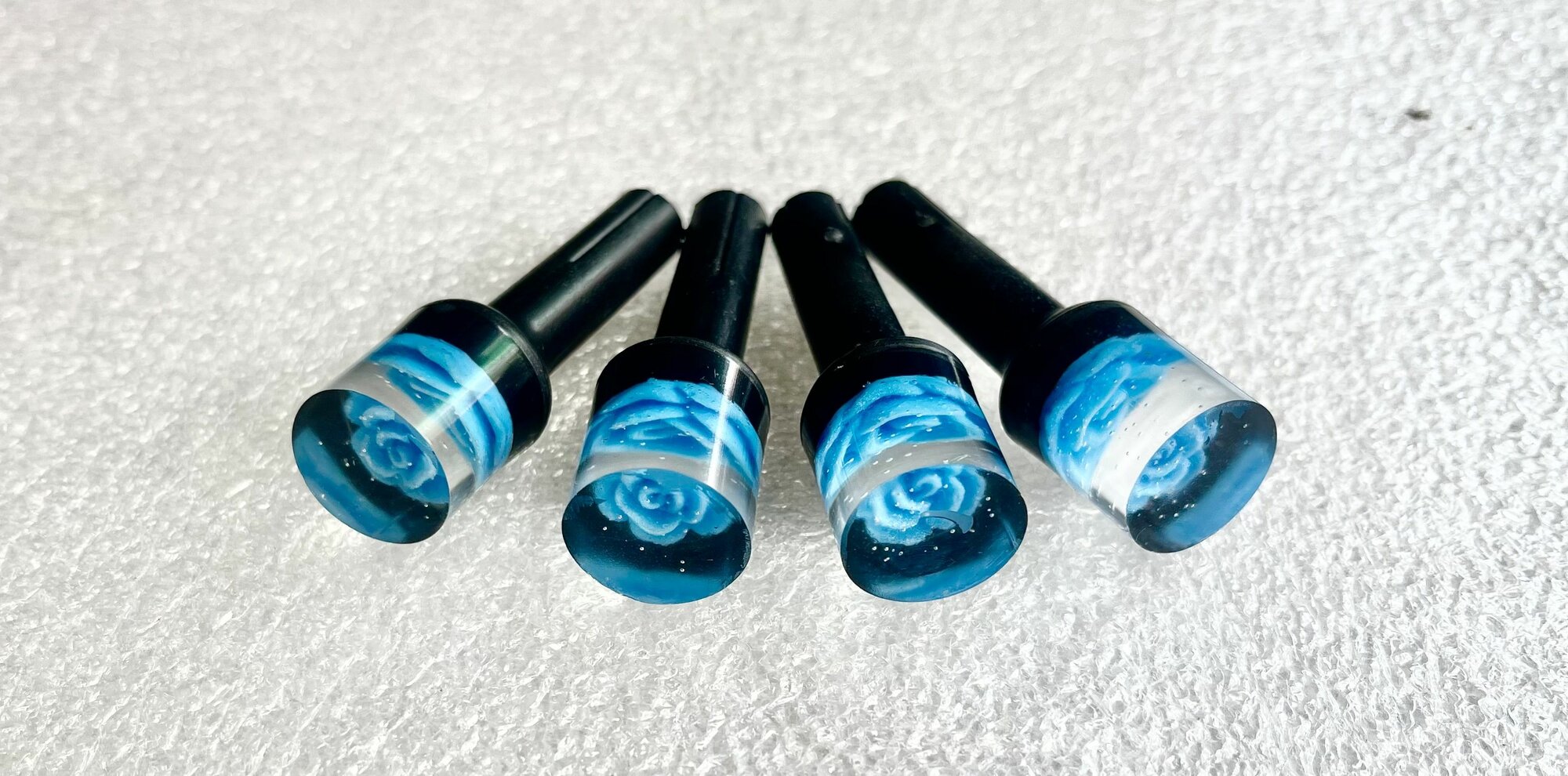 Кнопка фиксатор двери розочка ВАЗ/ГАЗ/УАЗ(Синий)