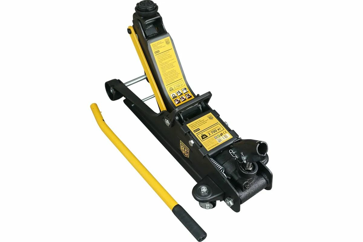 Подкатной гидравлический домкрат Berger BG 2,7 т. Котмар 85-380 мм, сумка для хранения, BG1279