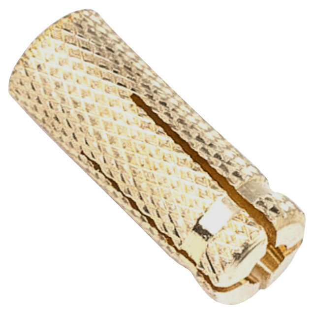 Анкер латунный 10 мм набор 2 шт для крепления в бетоне и кирпиче, монтажный комплект