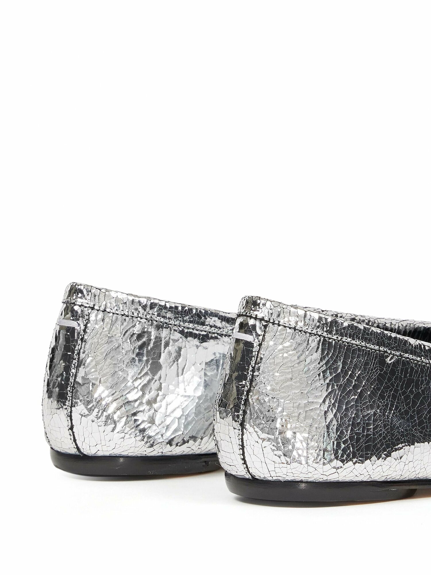 Балетки Maison Margiela Tabi, размер 35 EU, Silver — фото 1