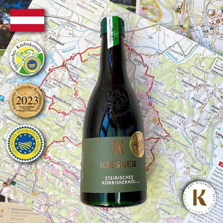 Штирийское нерафинированное тыквенное масло Kiesner, фермерское 0.5л