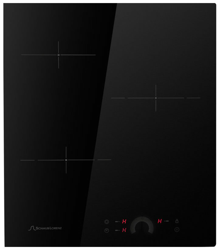 Электрическая варочная панель Schaub Lorenz SLK CY 42 H1 45 см, 3 конфорки стеклокерамика, черный