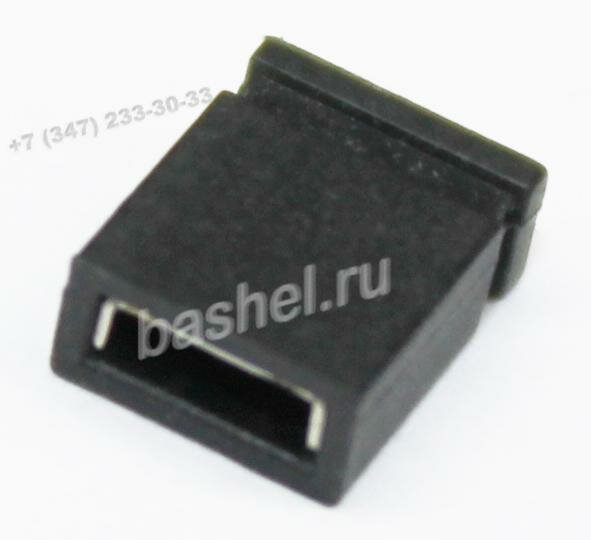 Джампер-6cb (2,54 мм), чёрный, KLS