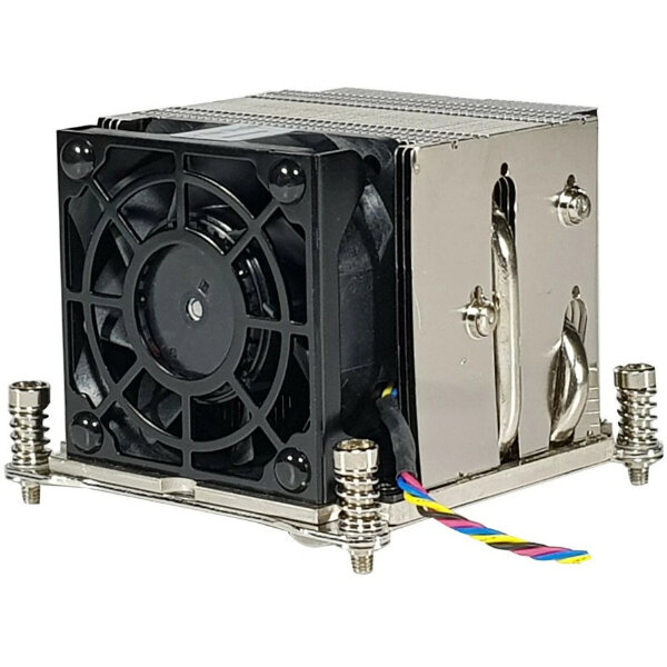 Кулер серверный Ablecom ACL-S20070 черный, 60 мм, алюминий/медь, 8400 об/мин, 52 дБ, 4 pin, 145 Вт, 64.5 мм