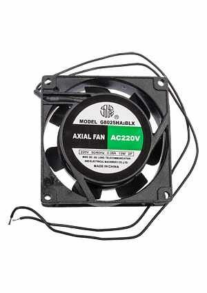 G8025HA2BLX, вентилятор 220В 80х80х25мм (аналог JA0825H2B) подшипник качения клеммы (2 шт.)