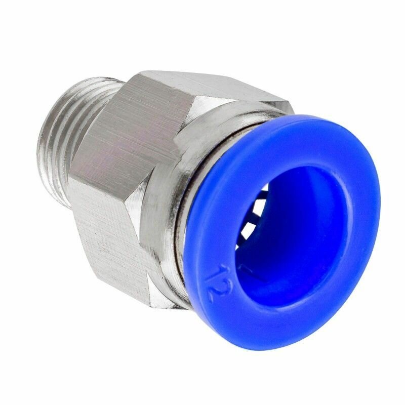 Фитинг для пластиковых трубок 12мм с наружной резьбой 1/4" Forsage