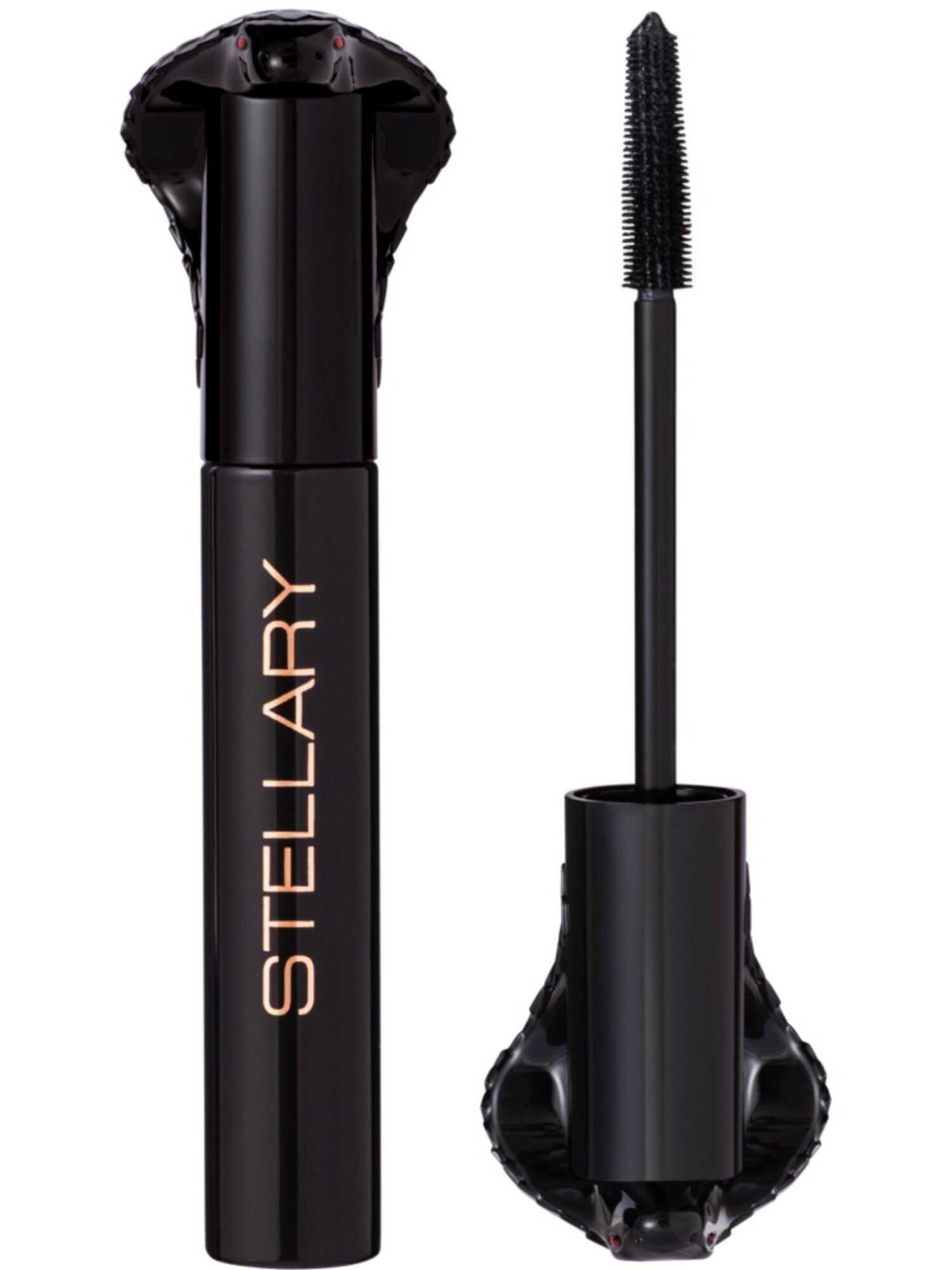 Тушь для ресниц Stellary Hypnotic Cobra volume&curl black, черная, с эффектом объема, удлинения и подкручивания, 12мл