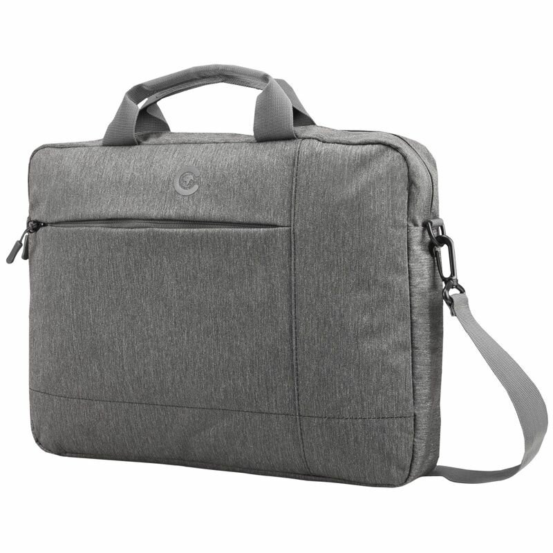 Сумка для ноутбука Continent 15,6", полиэстер, нейлон, серый, 29х4,5х39 см (CC-211 Grey)