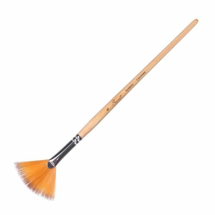 Кисть веернаяя Невская палитра Синтетика ЗХК "Сонет" № 6, двухцветная (6877777)