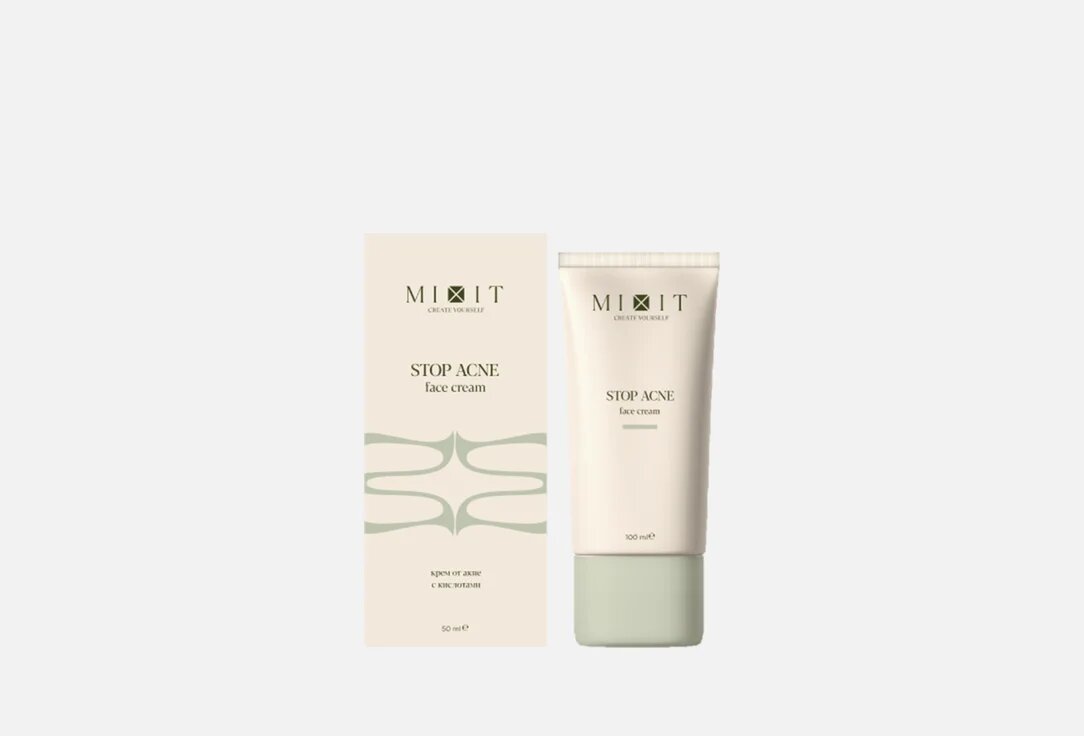 Крем для лица MIXIT Stop Acne против акне, для проблемной кожи, 50мл