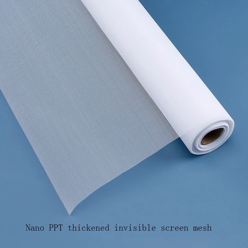 Невидимая москитная сетка YJBSYLS для окна Голубой, 80X200cm, white