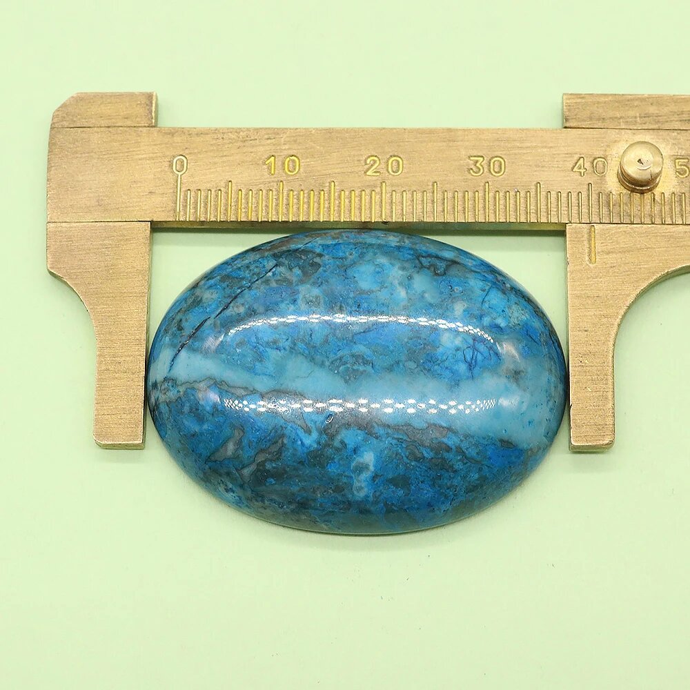 Кабошон Тигровый глаз, Агат D-30x40mm