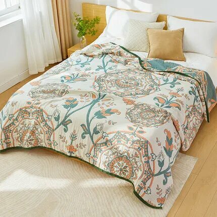 Плед , Муслин, Хлопок, 200 см х 150 см