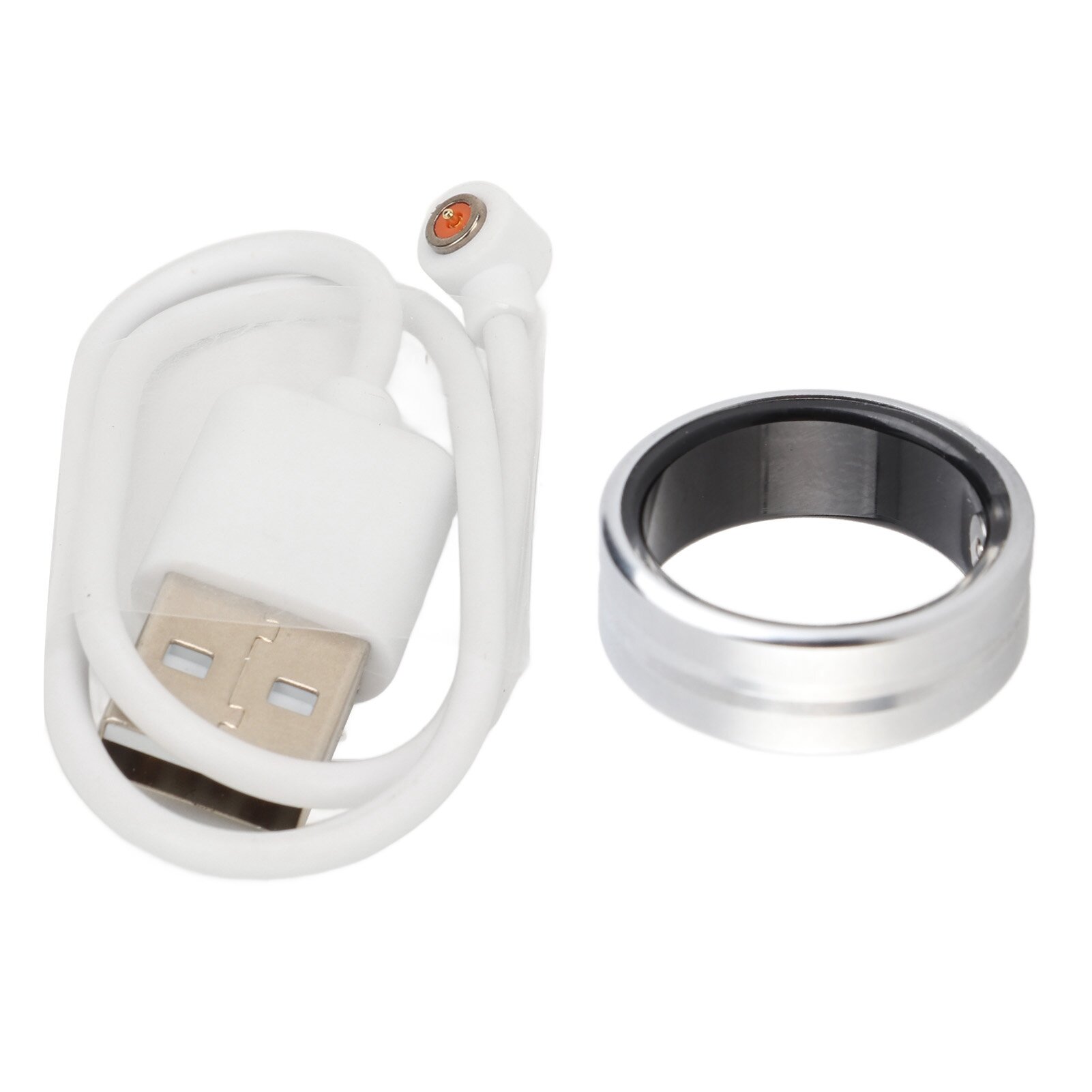 Smart Health Ring Ring Fitness Tracker Bluetooth для шага мониторинга сна Счет отслеживания здоровья водостойкий IP68 для Android для iOS Silver