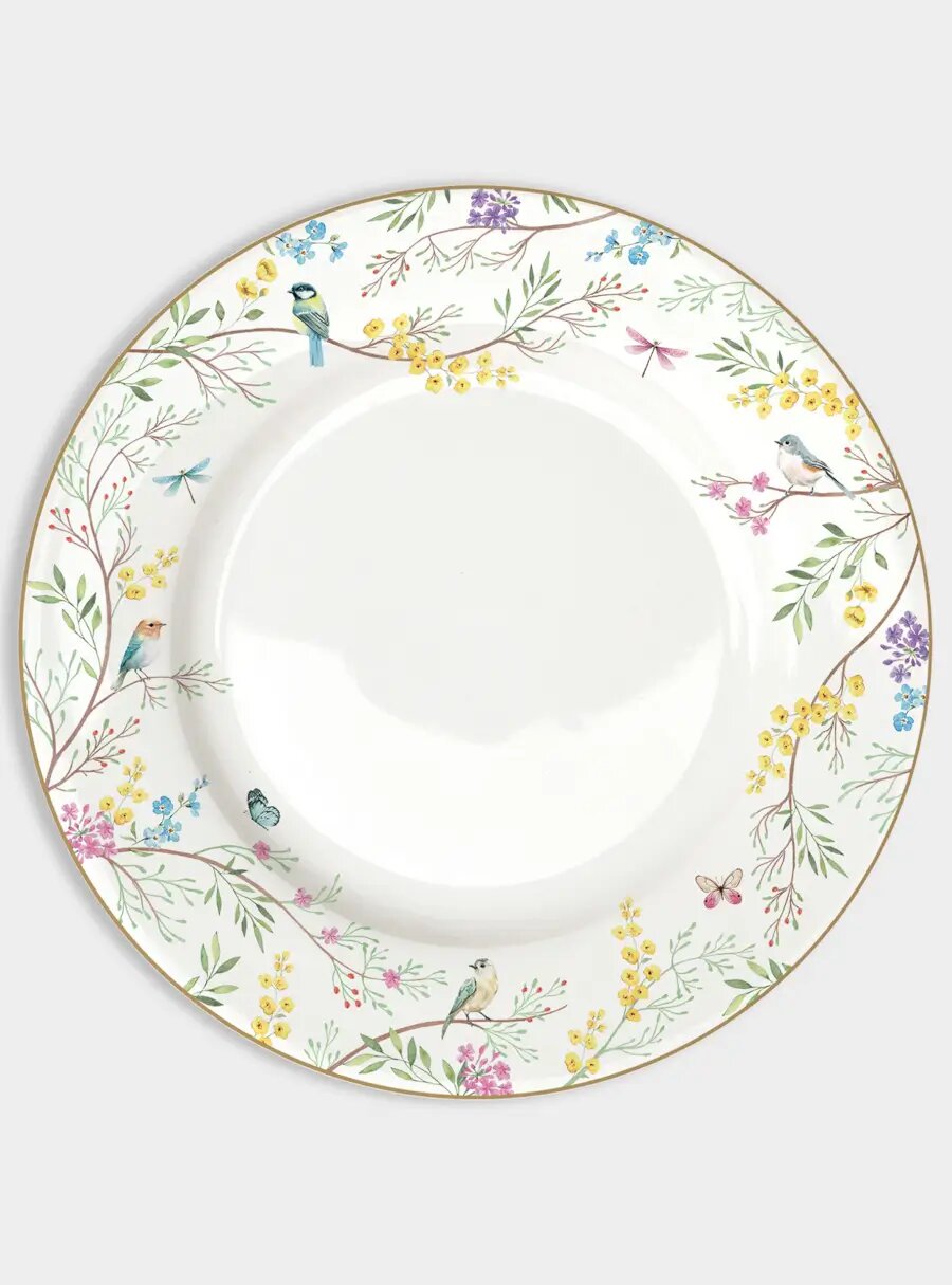 Тарелка обеденная, 26,5 см, Пение птиц