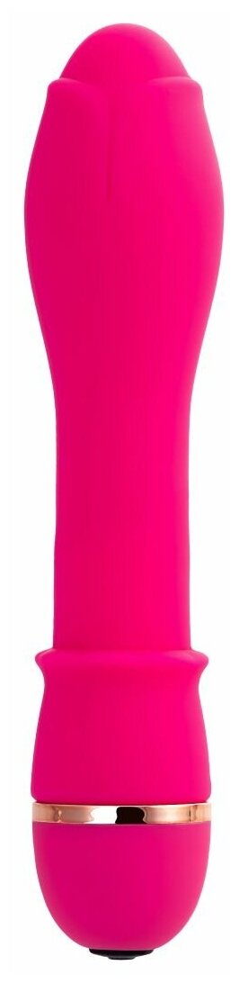 Ярко-розовый вибратор TOYFA March - 16,6 см, ярко-розовый