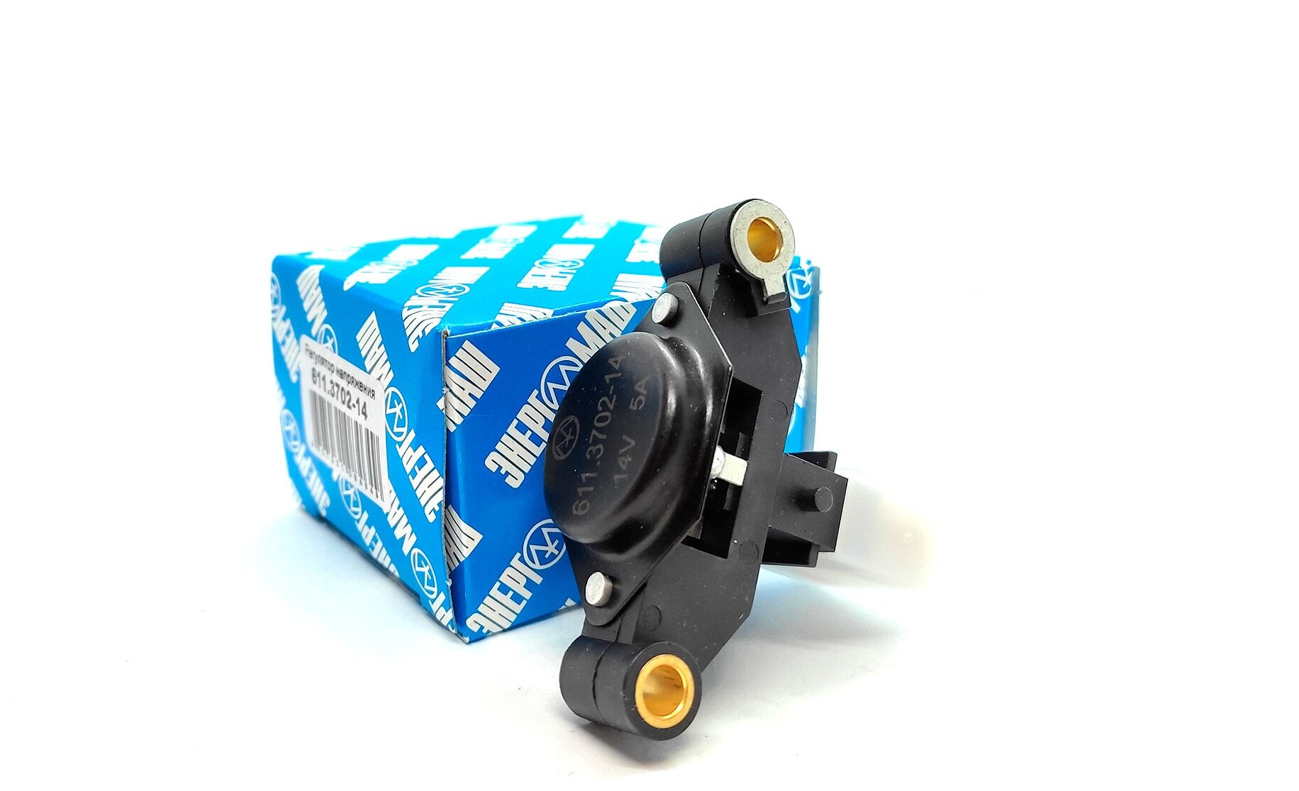 Энергомаш 611.3702-14 Регулятор напряжения с ЩУ 611.3702-14 (ВАЗ-2108,-2115 Приора, ГАЗ) ген. ISKRA 5102.3771 Энергомаш Энергомаш 611370214