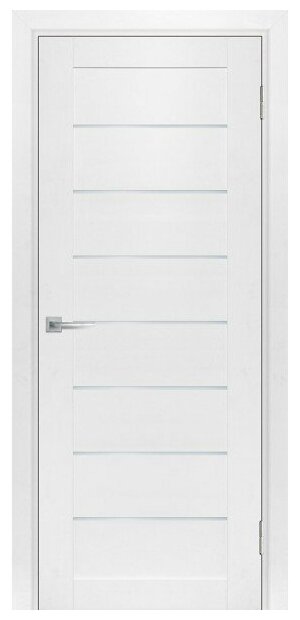 Техно 708 nanotex, белый стекло сатинат Мариам