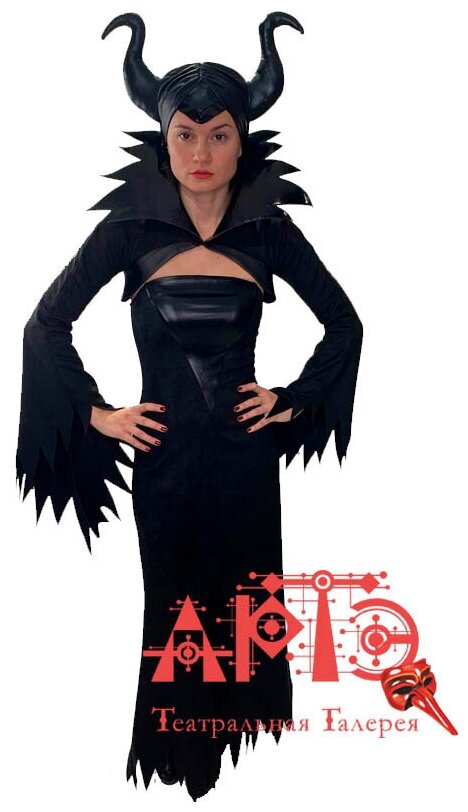 Платье "Лесная волшебница" (Цв: Черный Размер: 40)