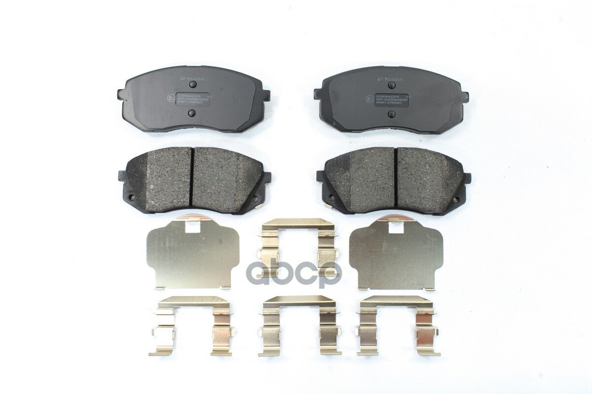 Колодки тормозные передние HYUNDAI TUCSON/i40/KIA SPORTAGE 15- ZF Russia арт. gdb3642zfr