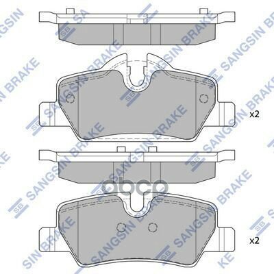 Тормозная колодка SP4004 Sangsin brake арт. SP4004