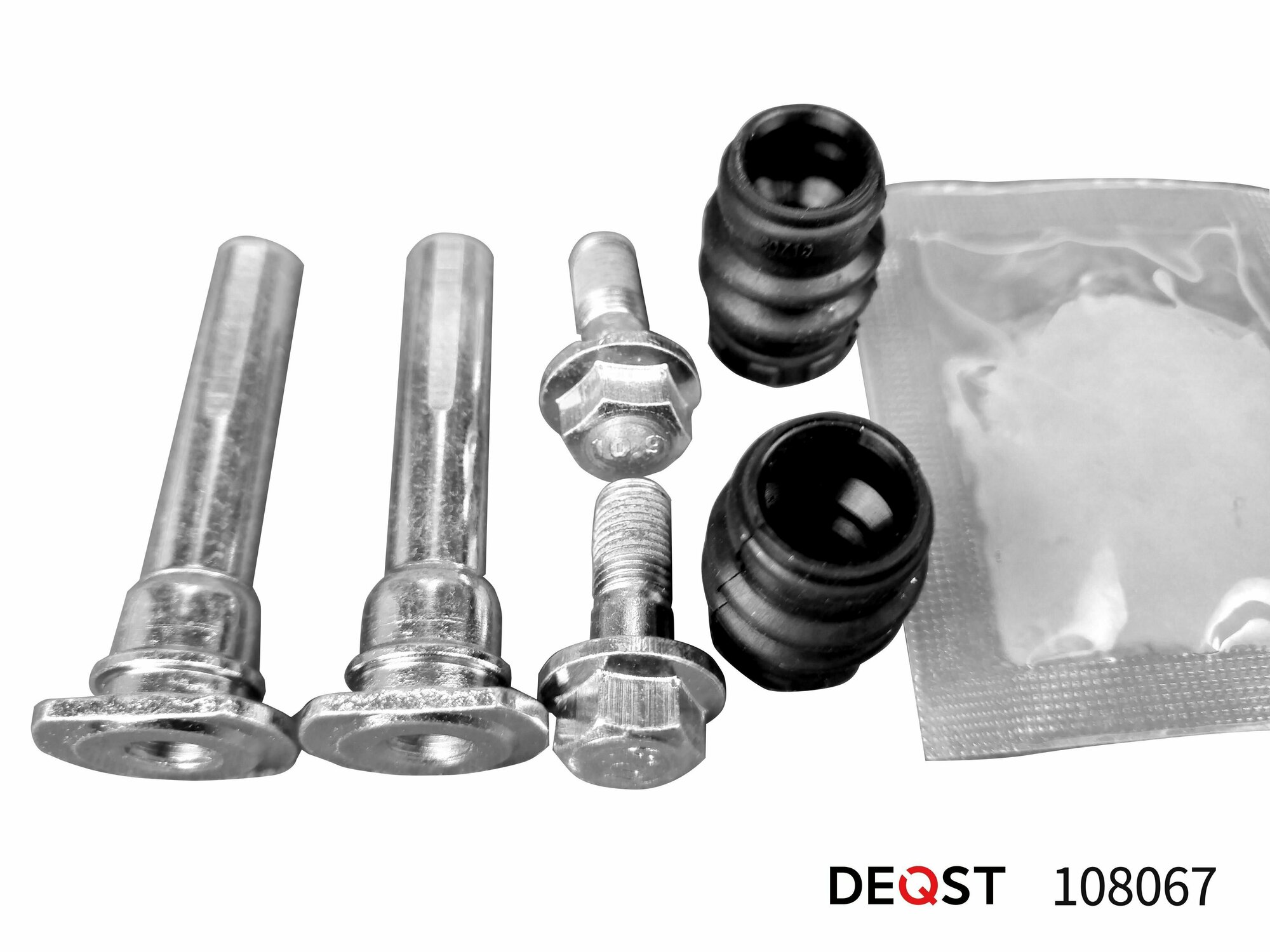 Комплект направляющих тормозного суппорта заднего (направляющая O 10mm, суппорт Lucas/Tokico). Приме, Deqst 108067