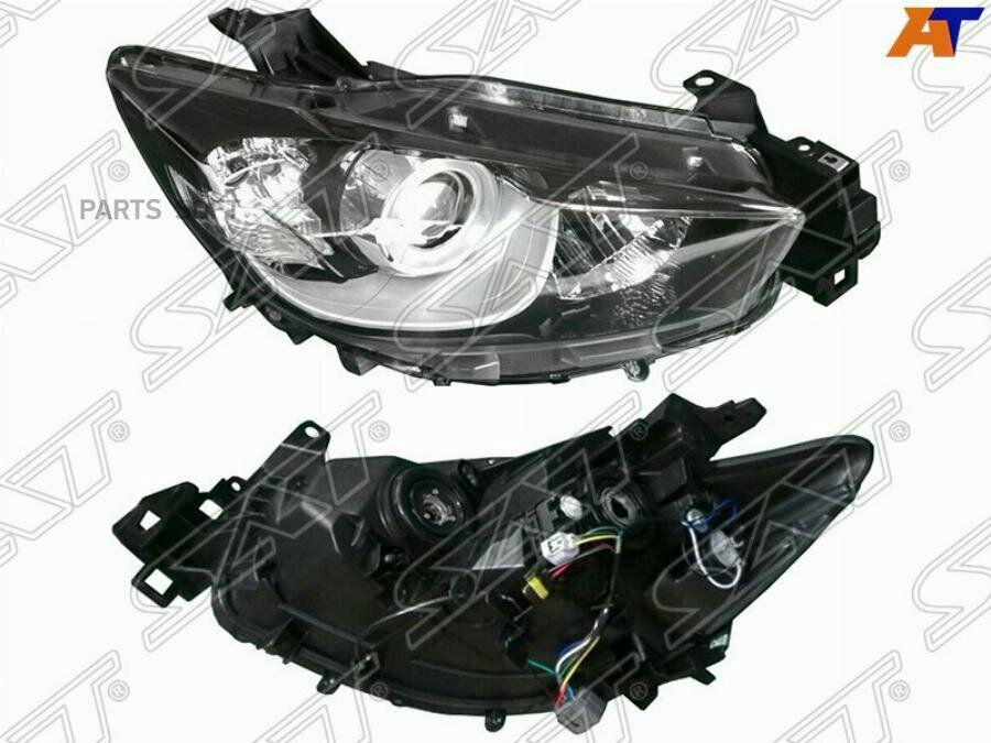Фара Mazda CX-5 11-15 (Справа/ Галоген/ С электрокорректором) SAT ST-216-1166R | цена за 1 шт