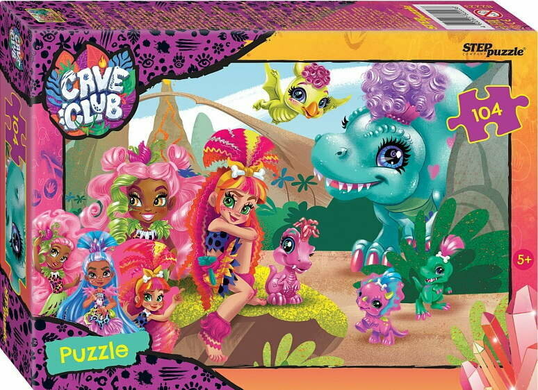 Пазл "Cave Club" 104 элемента (Mattel), 1 штука