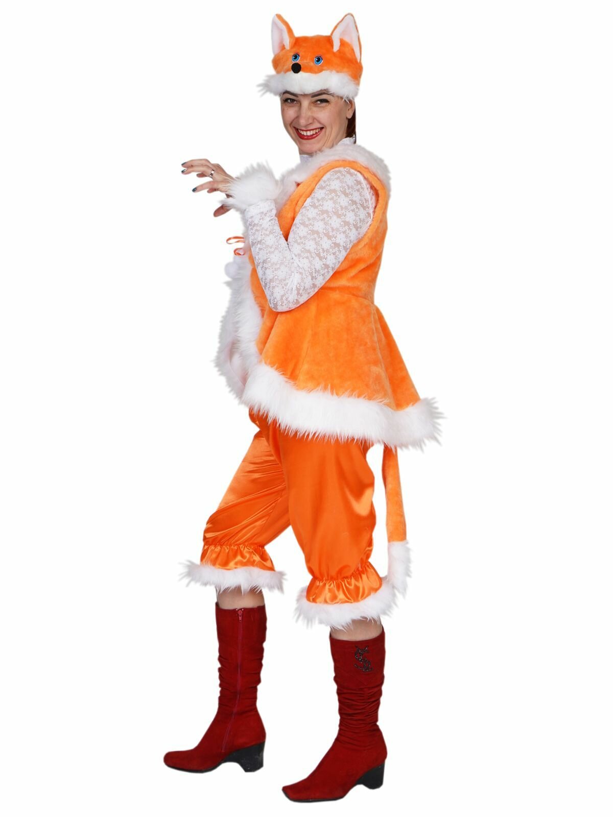 Карнавальный костюм взрослый Лисица