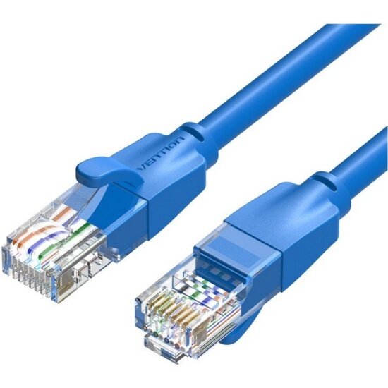 Патч-корд Vention прямой UTP cat.6, RJ45 синий, 5м. (IBELJ)