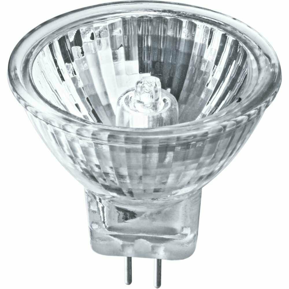 Галогенная лампа Navigator 94 202 MR16 20W 12V 2000h 94202, тёплый белый свет, GU5.3 цоколь, софитный тип с отражателем
