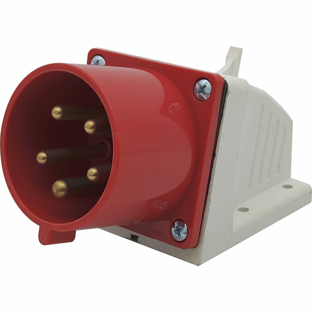 Стационарная вилка ANDELI AM-525 32A 380В~415В 3P+N+E IP44 ADL13-051