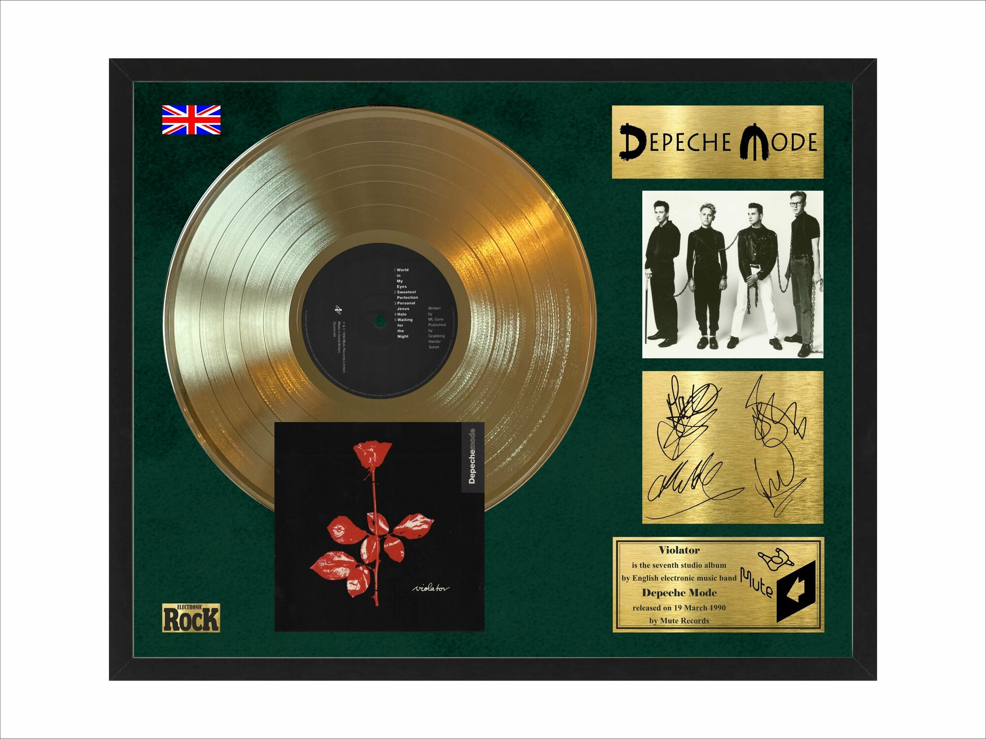 Depeche mode картина с винилом