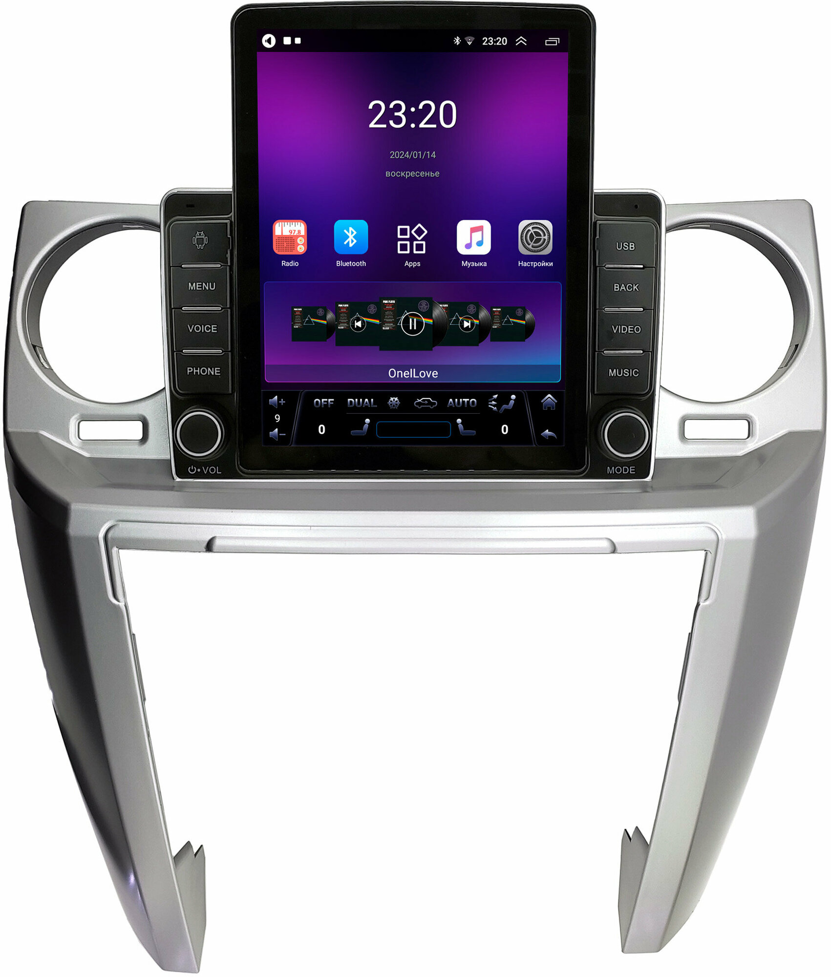 Штатная магнитола Canbox GTR095-9-0110 для Land Rover Discovery 3 2004-2009 на Android 10 (QLed, 4/64, DSP, CarPlay)