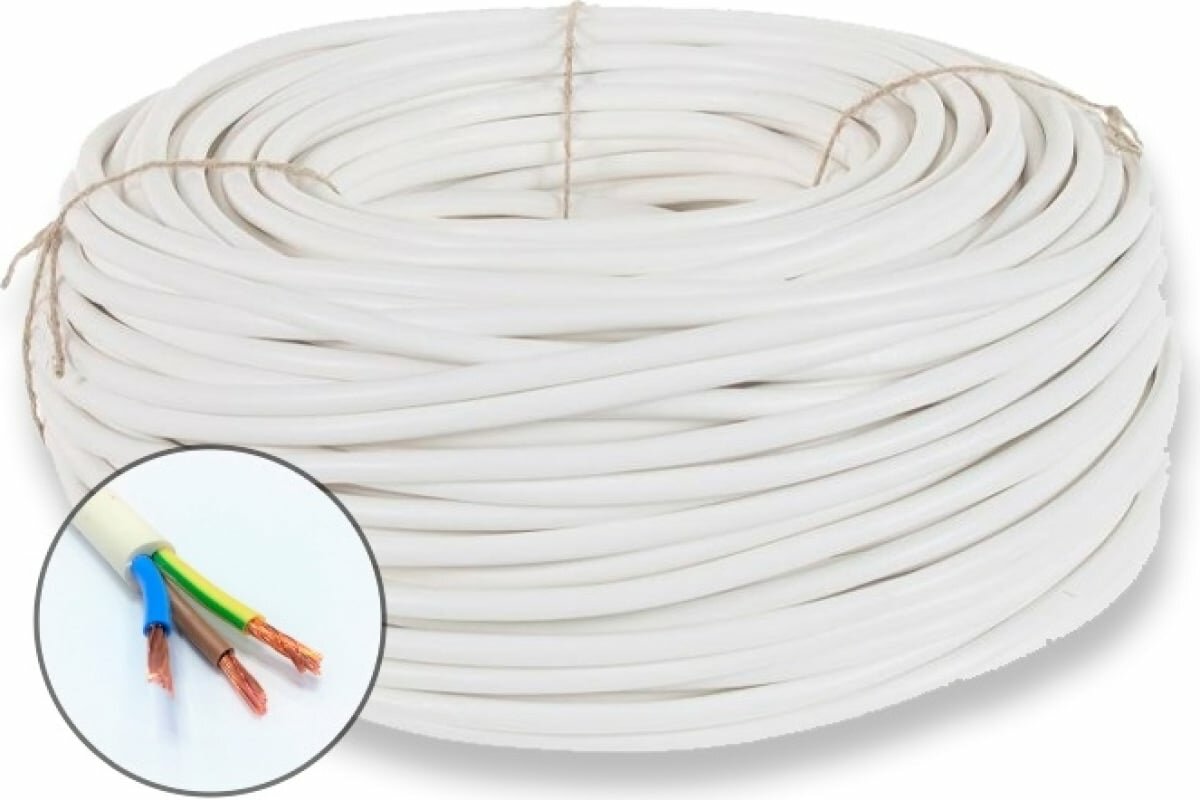 Проводник Провод быттовой пвснг(a)-ls 3x1.5 мм2, 2м OZ63786L2