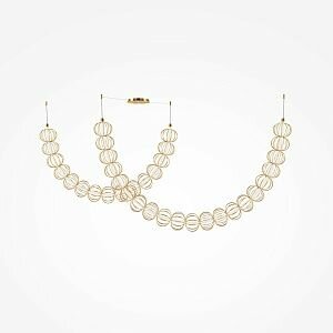 Светильник Maytoni "Golden Cage" MOD216PL-L55G3K, подвесной, LED, 1 лампа, 208,6х35 см