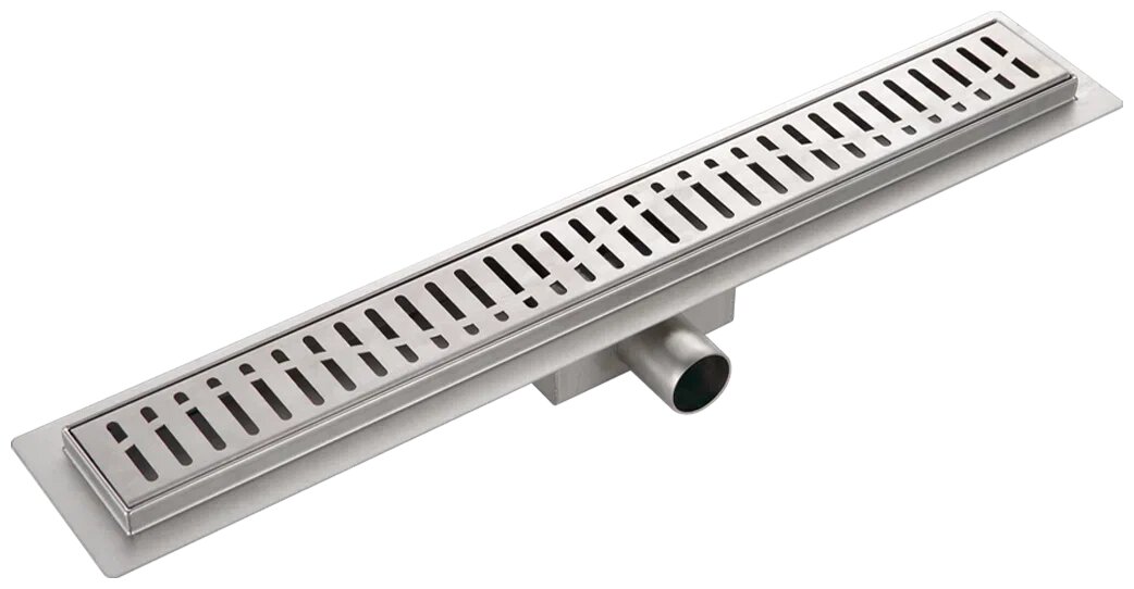 Душевой трап из нержавеющей стали 7x60 см , Gappo G86007-3, серебристый