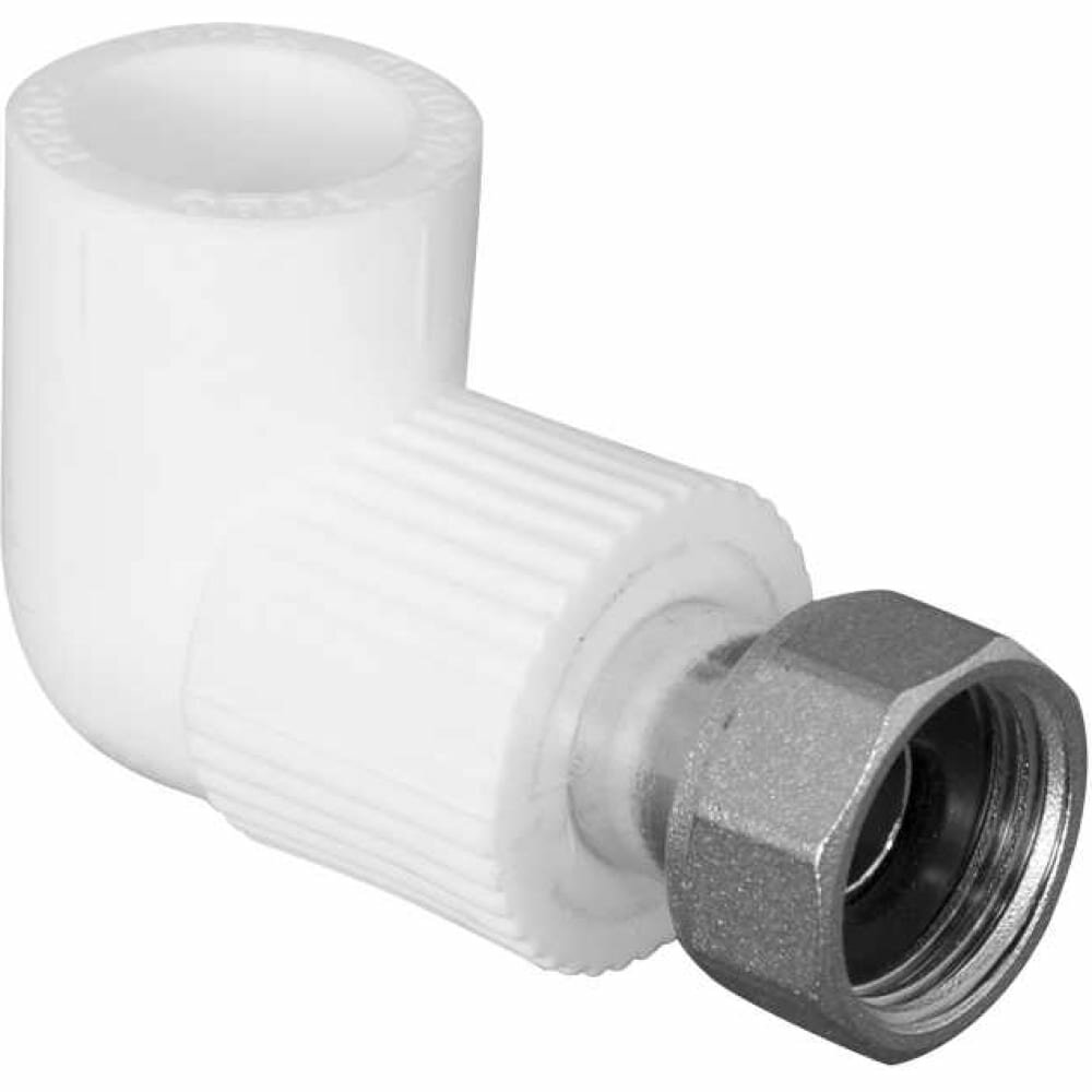Угольник с накидной гайкой TEBO PPR 32x1 1/4" 030031009, профессиональный полипропиленовый фитинг