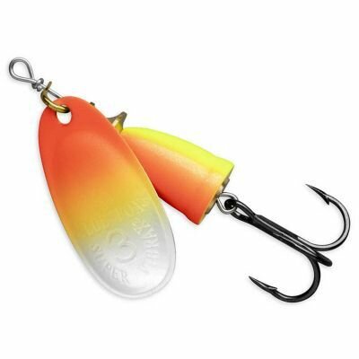Блесна вращающаяся Mepps AGLIA FLUO Orange № 4, вес 9.0гр, длина 40 мм