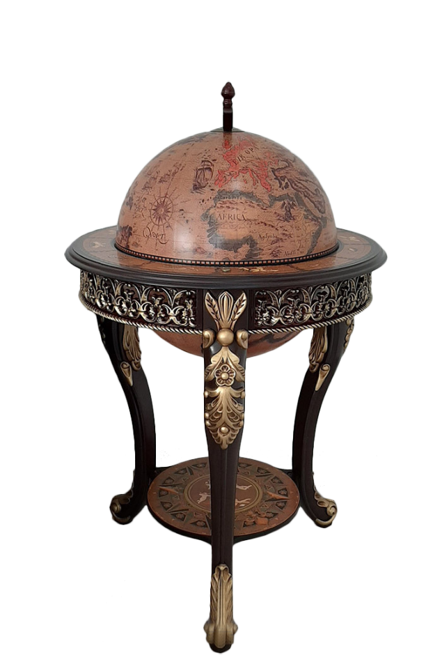 Глобус-бар напольный d 45см KSVA-JF-MG-45001-R