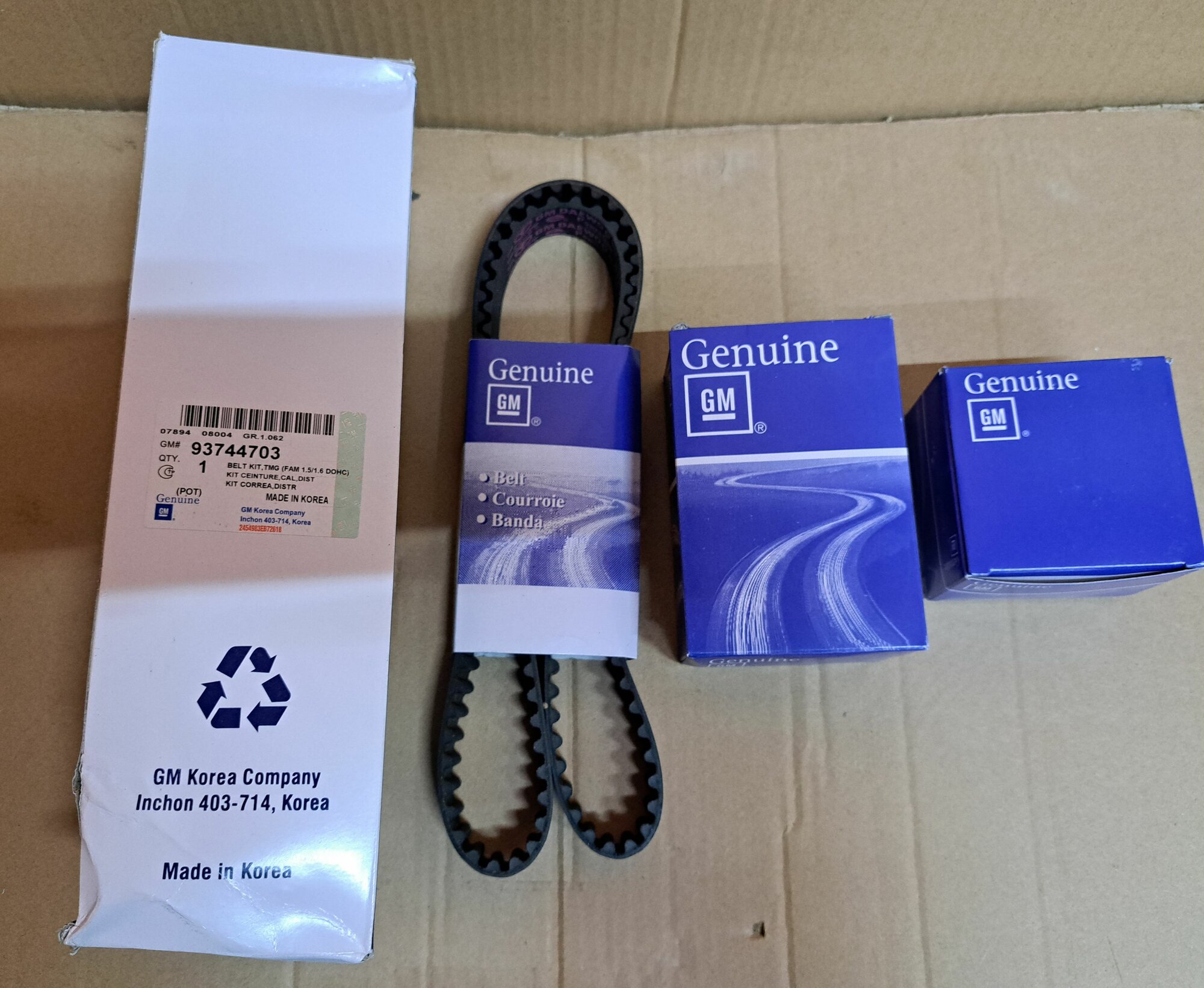 Комплект ГРМ F16D3-F14D3 Лачетти, Круз, Нексия, Ланос, Авео Т250, Эсперо, Нубира