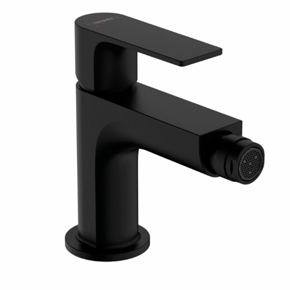 Смеситель для биде, с донным клапаном, 5 л/мин, матовый черный Hansgrohe Rebris E 72211670