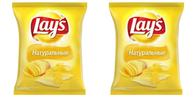 Чипсы Лейс, Натуральные с солью, 140 гр, 2 шт