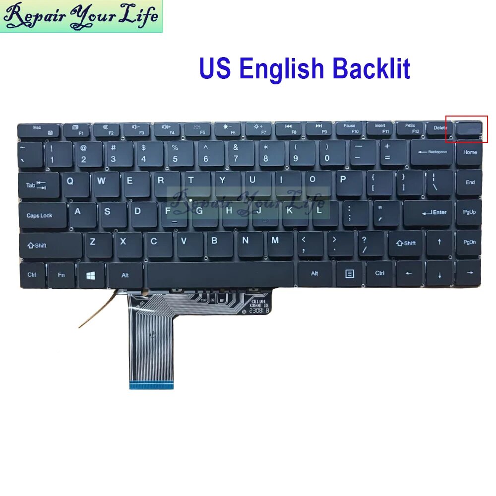 Клавиатура для Chuwi CoreBook X, US English Backlit