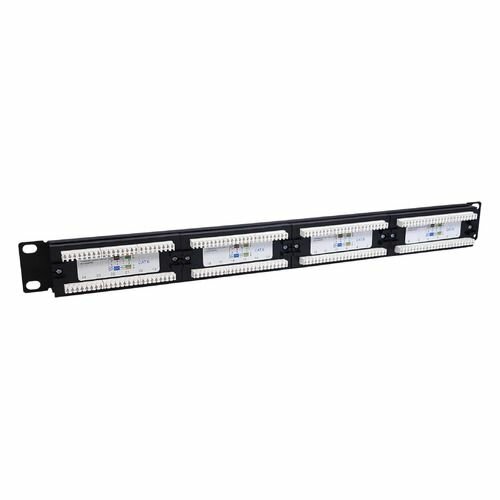 Патч-панель NTSS (NTSS-PP-1U-24-UTP-RJ45-6-D) 19" 1U 24xRJ45 кат.6 UTP