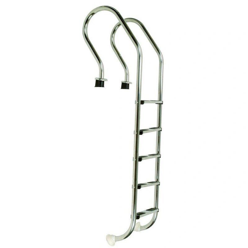 Лестница для бассейна Reexo Mixta MX-515, узкий борт, 5 нескользящих ступеней, нерж. сталь AISI-304, 1,2 мм, цена - за 1 шт