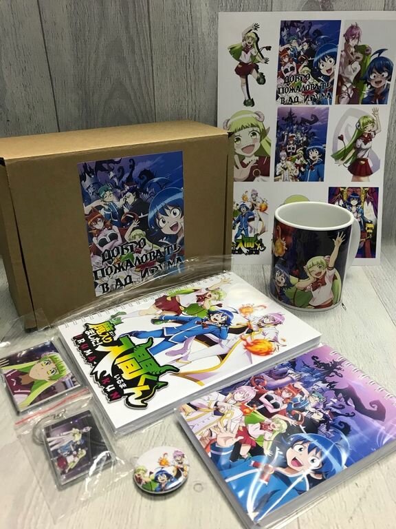 Бокс большой добро пожаловать в ад ирума, товары с нашими рандомными картинками