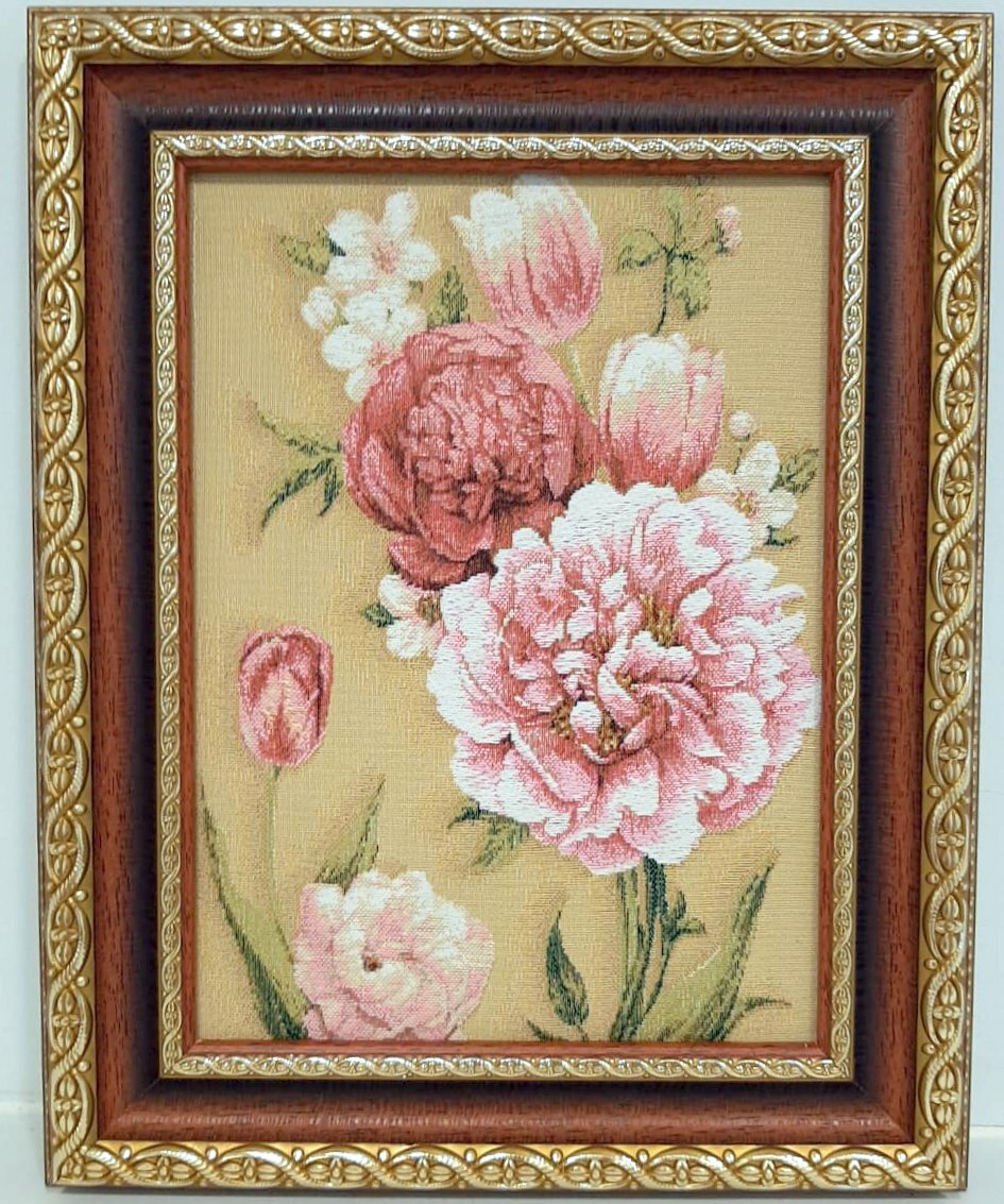 Гобеленовая картина "Букет бутон розы" 17х25