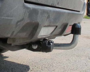 Фаркоп Motodor для Nissan X-Trail, 2007-2015 (оцинкованный шар)(паспорт и сертификат в комплекте)(без электрики) 91402-A